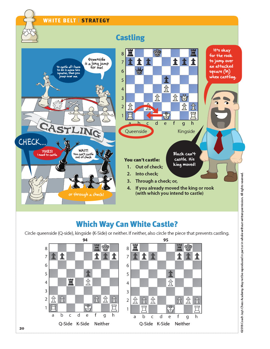 White Belt Chess Puzzle Pack – Coach Jay's Chess Academy
