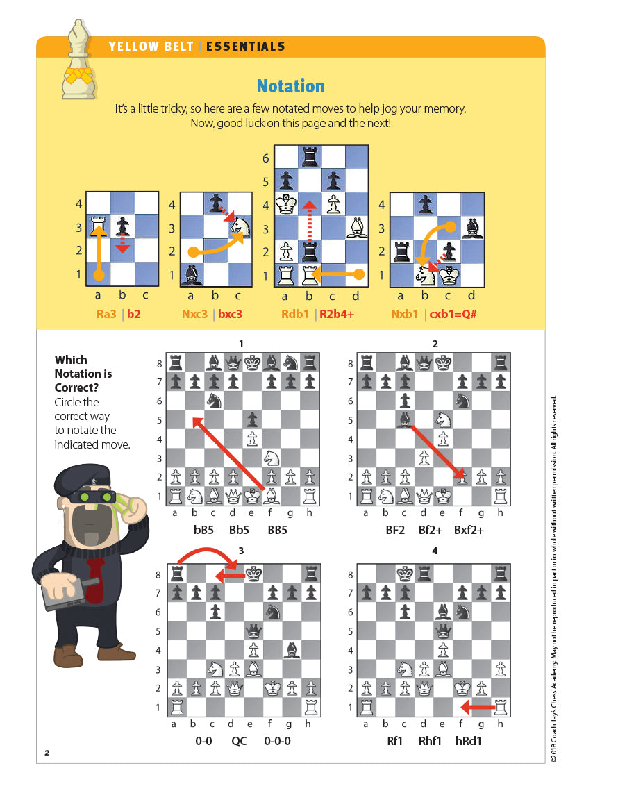 Yellow Belt Chess Puzzle Pack – Coach Jay's Chess Academy